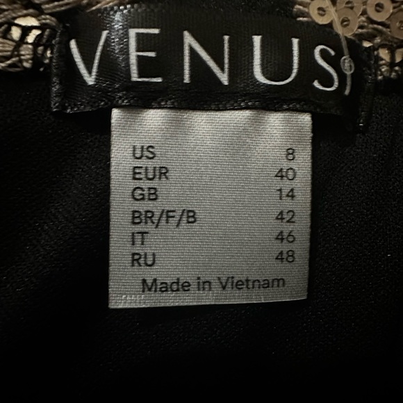 VENUS | Dresses | Beautiful Formal Black And Gold Dress Venus Brand ...